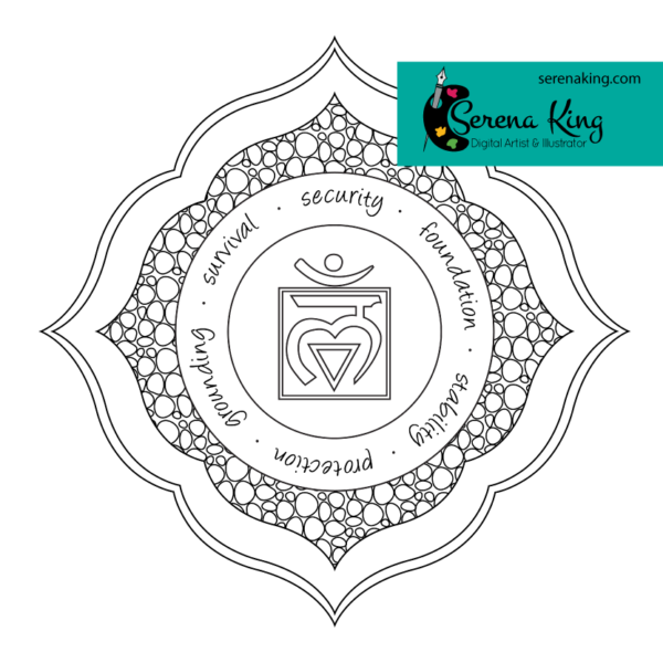 Mandalas & Chakras Adult Coloring – Chakra Plaza