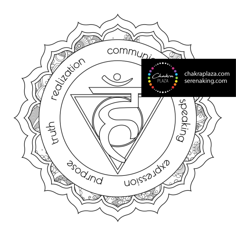 Root Chakra Mandala Coloring Page – Chakra Plaza